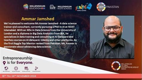 ammar jamshed msc ds on linkedin entrepreneurship data
