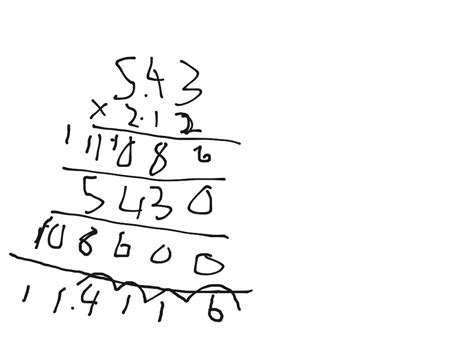 Decimal Multiplication Math Showme