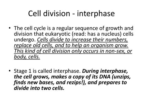Cell Division Chapter 2 Extra Info Ppt Download