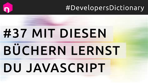 Mit Diesen Büchern Lernst Du Javascript Deutsch Youtube