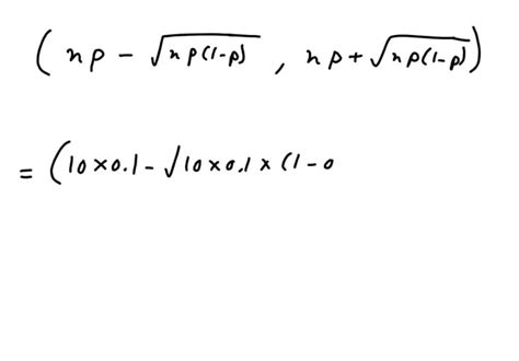 Solved Can A Binomial Distribution With Parameters N 10 And P 1 Be