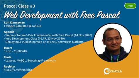 Pascalclass 3 Web Development With Free Pascal Indonesian Pascal Community