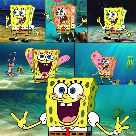 Spongebob Meme Image Stable Diffusion Online
