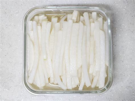 수제 단무지 만들기