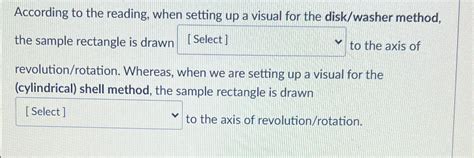 Solved According To The Reading When Setting Up A Visual