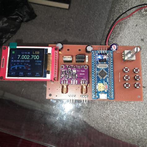 Jual Pcb Bitx Vfo Dds Si5351 Si 5351 And Stm32 Stm 32 Tft Spi 18 35