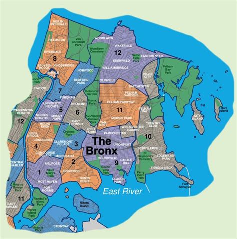 Bronx Neighborhoods Guide Map Best And Safe Neighborhoods Bklyn Designs