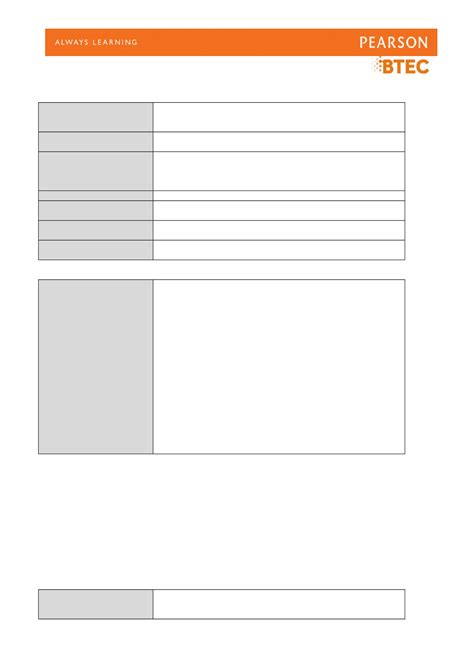 Unit 3 Aim A And B Brief ``btec Assignment Brief Qualification Pearson Btec Level 3 National