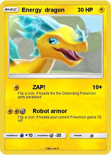 Pokemon Dragon Type Energy Card