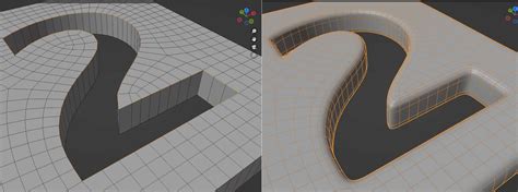 Modeling How To Bevel A Sharp Edge Angle On A Text Mesh Blender Stack Exchange