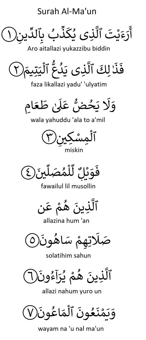 Surah Al Maun Rumi Surah Al Maun Usa Learn Theme Route