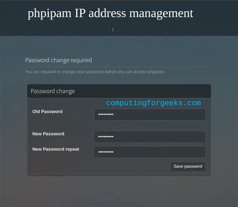 Install PhpIPAM On Debian 12 Bookworm With Let S Encrypt SSL ComputingForGeeks