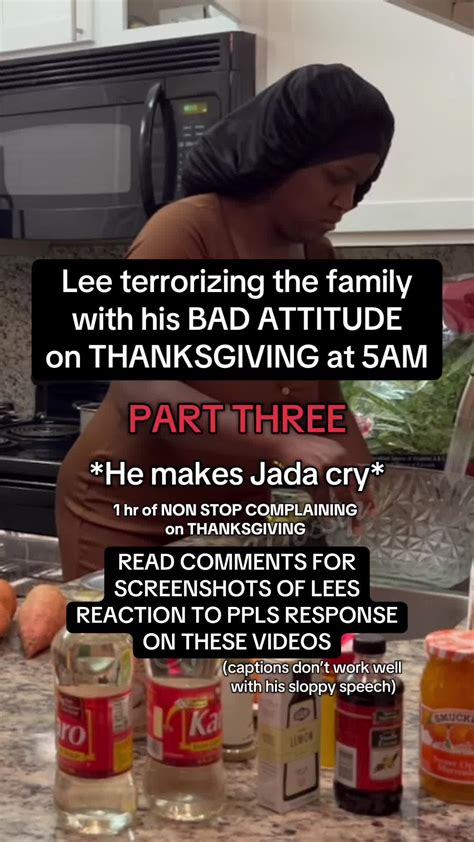 Lees Thanksgiving Drama Unfolds Part Three Revealed Tiktok