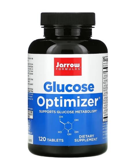 Jarrow Formulas Glucose Optimizer 120 Tab Sports Nutrition Food
