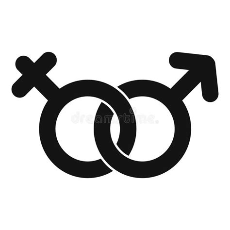 gender pride identity icon simple vector support movement stock vector illustration of hetero