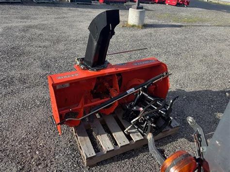 Used Kubota Bx1880 Wloader And Front Mount Snowblower For Sale In Turner