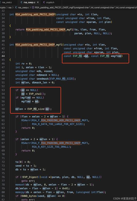 Openssl Rsa 加密数据设置oaep Sha256填充oaepsha256 Csdn博客