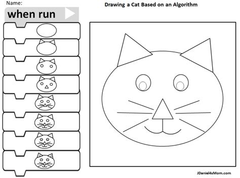 How To Draw A Cat Using An Algorithm Jdaniel4s Mom