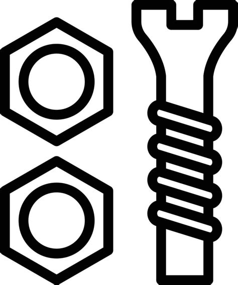 Nut Vector Icon Style 22270892 Vector Art At Vecteezy