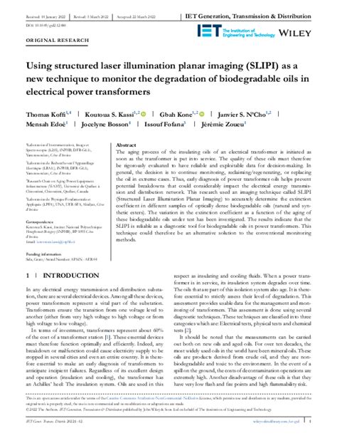 Pdf Using Structured Laser Illumination Planar Imaging Slipi As A New Technique To Monitor