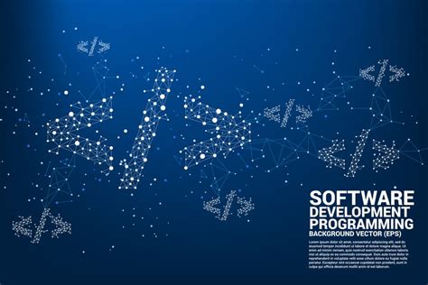 Premium Vector Polygon Software Development Programming Tag Icon