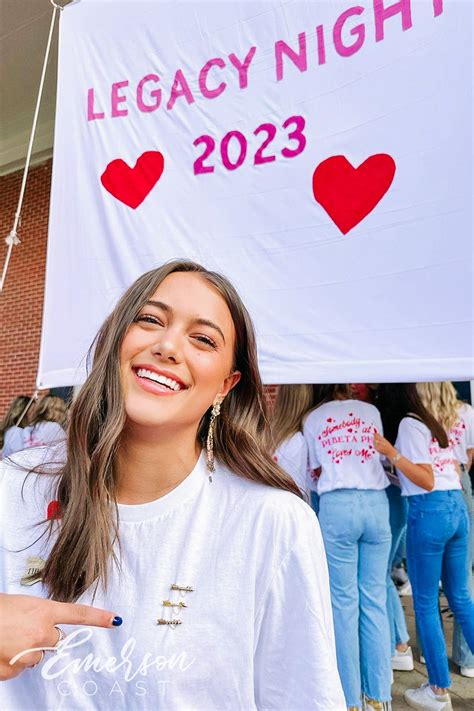 Pi Beta Phi Somebody Loves Me Tee Emerson Coast