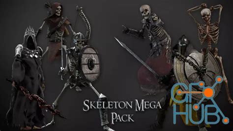 Unity Asset Skeleton Mega Pack