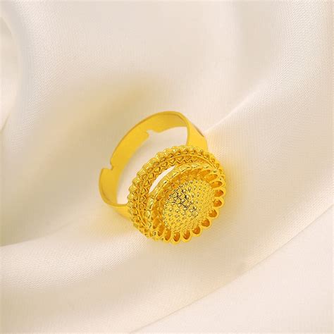 Ethiopische Eritrea Goud Kleur Kruis Ketting Oorbe Grandado