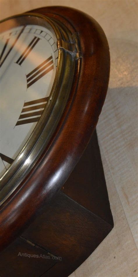 Antiques Atlas A Dial Clock Retailed By Langellan Southsea