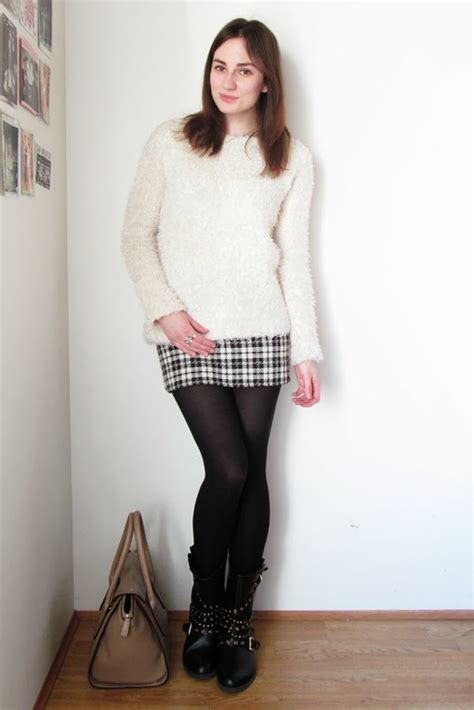 How To Style Plaid Wool Skirt Top 13 Cozy Outfit Ideas For Women