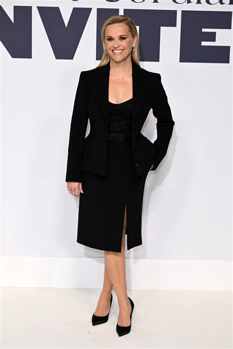 Reese Witherspoon Slips Into Sleek Black Look Complete With Timeless
