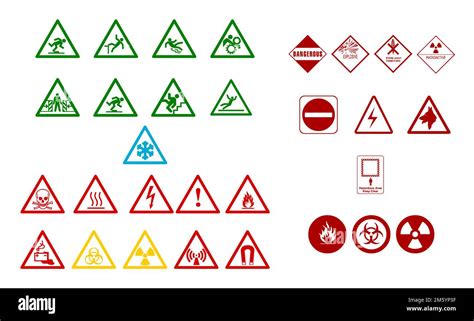 Icon Hazard Warning Stock Vector Images Alamy