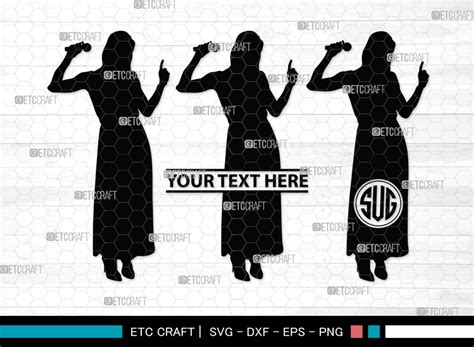 Singer Monogram Singer Silhouette Graphic By Pixel Elites · Creative