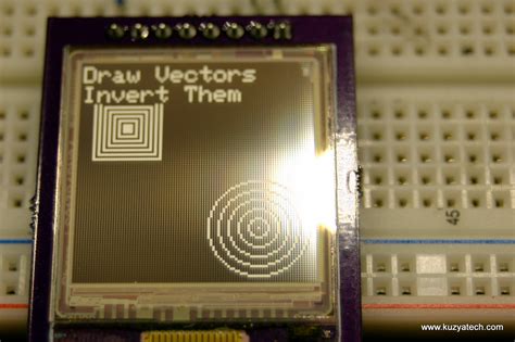 Testing Sharp LCD Breakout Board KuzyaTech