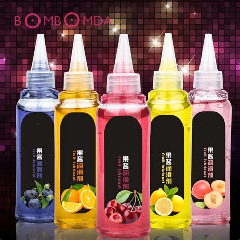 Safe Water Based Fruit Edible Sex Lubricant Sex Lube Grease Body Massage Vagina Oral Anal Sex
