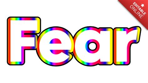 Fear Text Effect Generator TextStudio