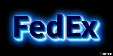 Fedex Text Effect And Logo Design Trendy