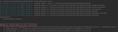 Karma Runner Systemjs And Karmajs Typeerror Systemimport Is Not A