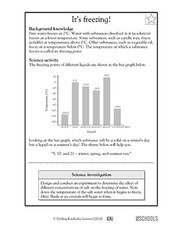 Th Grade Science Worksheets Freezing Point Greatbabes