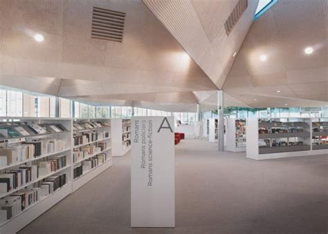 Metallic Polygonal Roof Tops La Madeleine Library By Tank