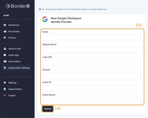 Adding A Custom Identity Provider