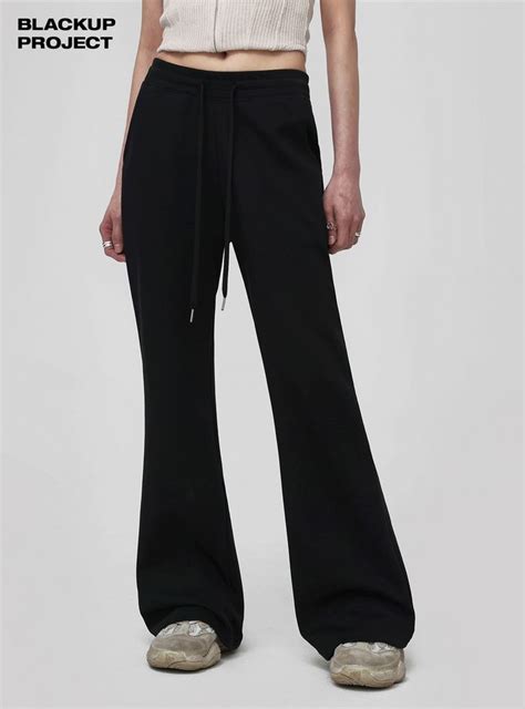 블랙업 2만장판매 Made 비엔트 썸머 부츠컷 밴딩팬츠