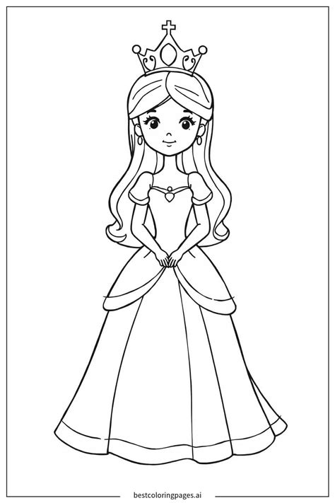 19 หน้าระบายสีภาพระบายสี เจ้าหญิงดิสนีย์ Pdf และ Png สำหรับพิมพ์ฟรี