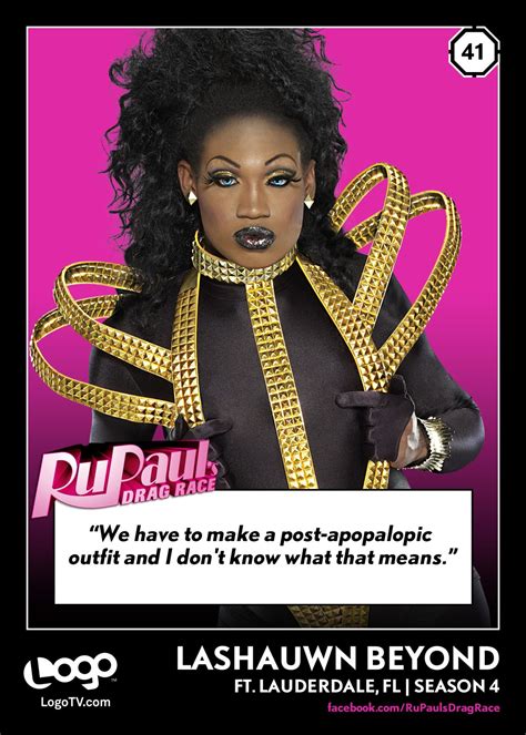 Rupauls Drag Race Trading Card Thursday 41 Lashauwn Beyond Rupauls Drag Race Best Drag