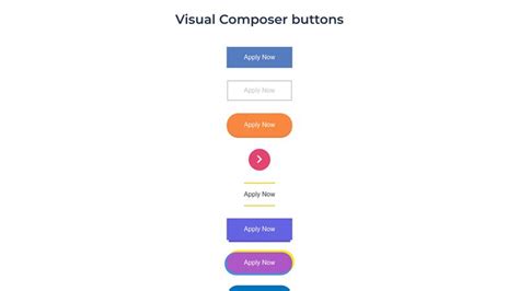 Visual Composer Buttons
