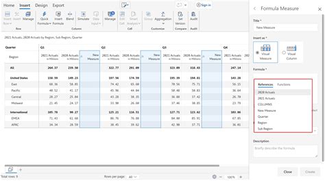 Insert Calculated Columns Inforiver