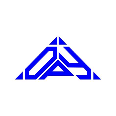 Opy Letter Logo Creative Design With Vector Graphic Opy Simple And