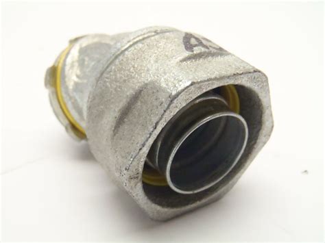 4q 475 Oz Gedney 4q 475 Liquidtight 45 Deg Connector 3 4 Inch W Ko