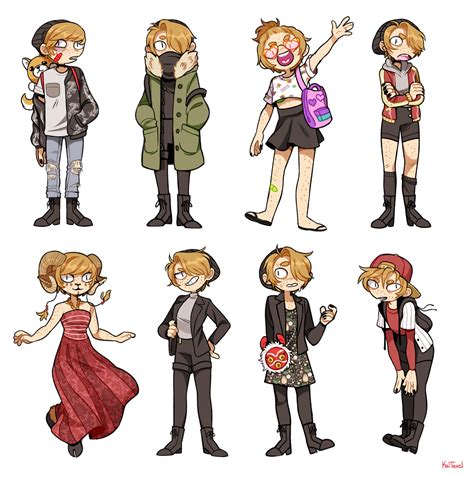 I Have Art Block So I Drew Some Of My Outfits Edit Had Some