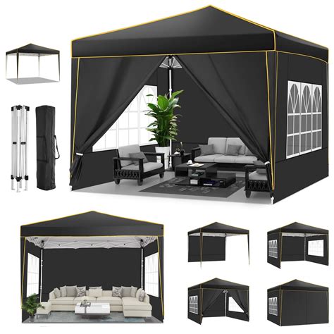 Impact Canopy 10x10 Pop Up Canopy Tent Mesh Sidewalls Screen Room